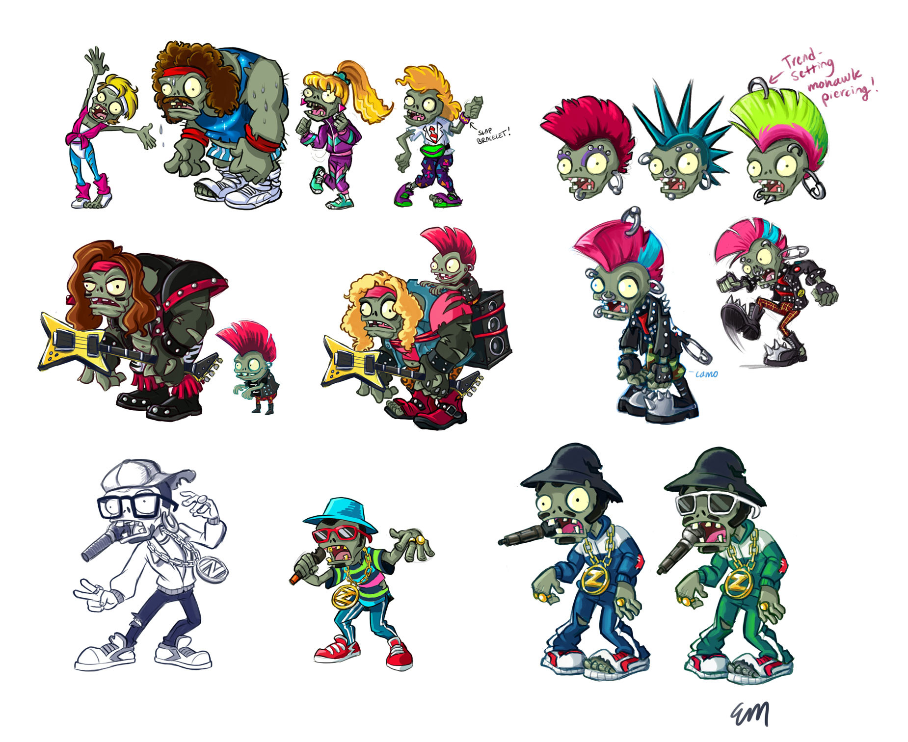 Erin Middendorf - Plants vs Zombies 2 80's Zombies