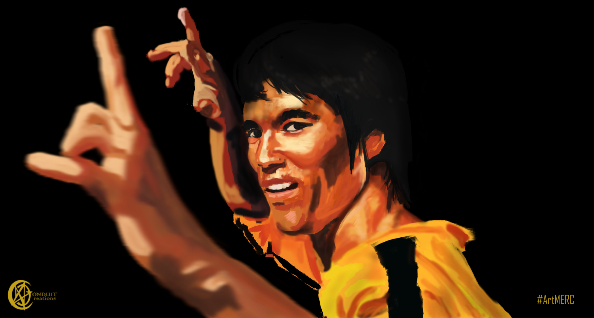 ArtStation - 50/365 'Bruce Lee'