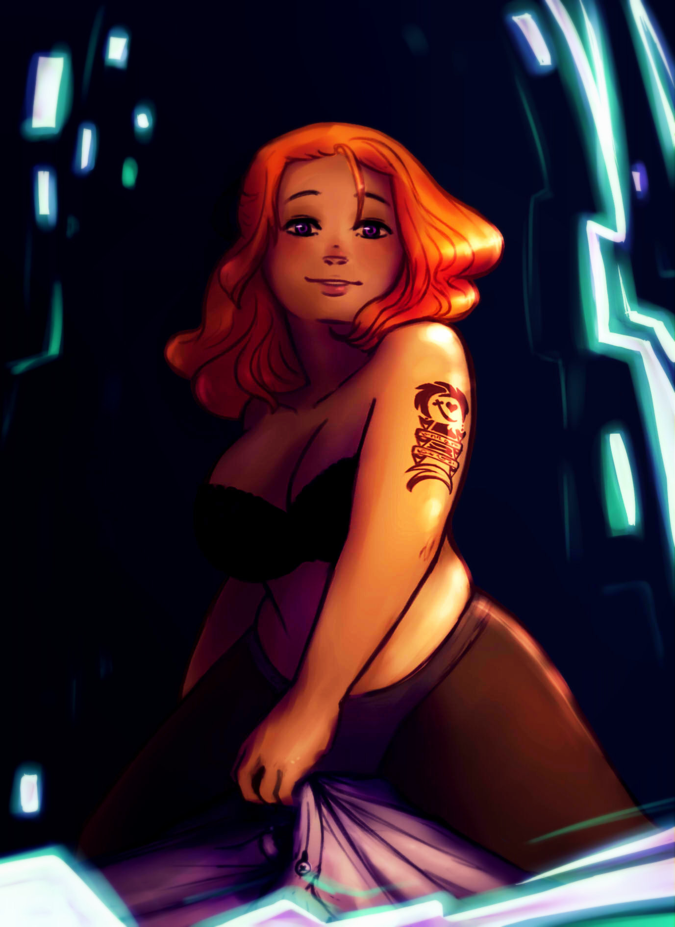 ArtStation - Black widows make good lovers - Colette - Noxus