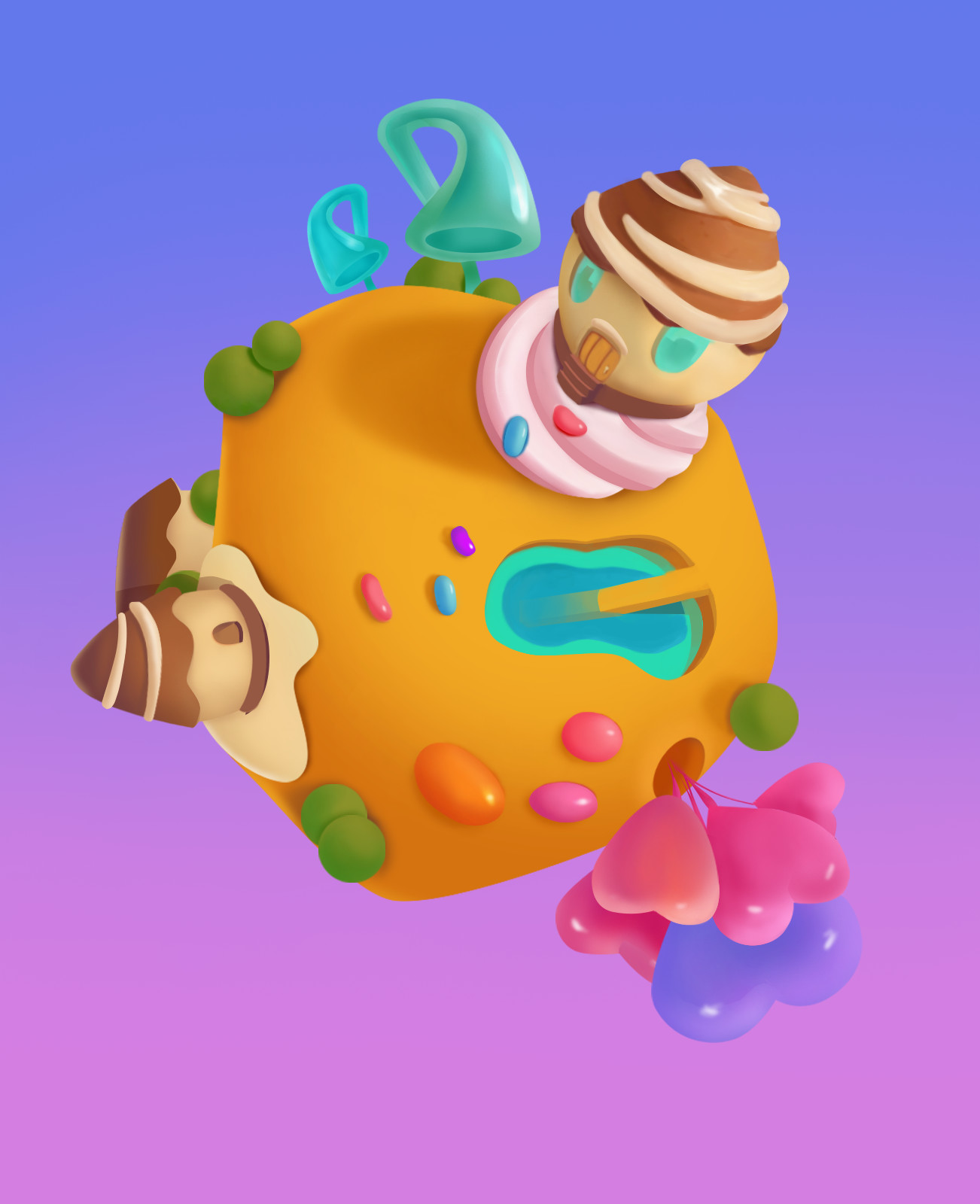 ArtStation - Candy Planet