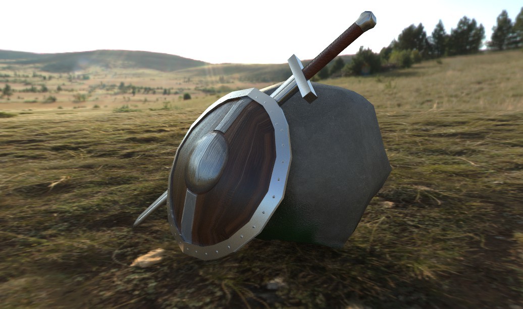 ArtStation - Sword and Shield