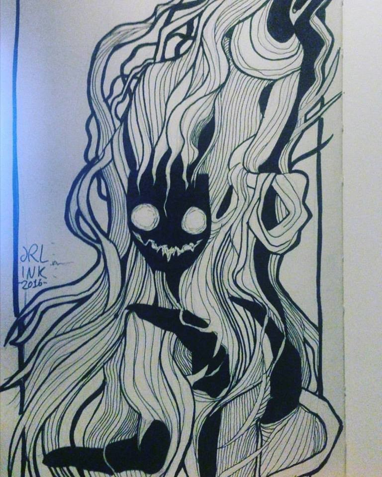 ArtStation - Creepy line work