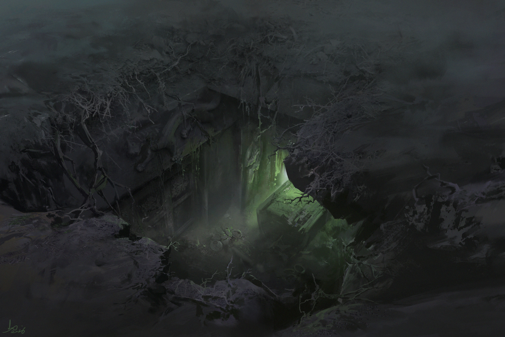 ArtStation - Old tomb