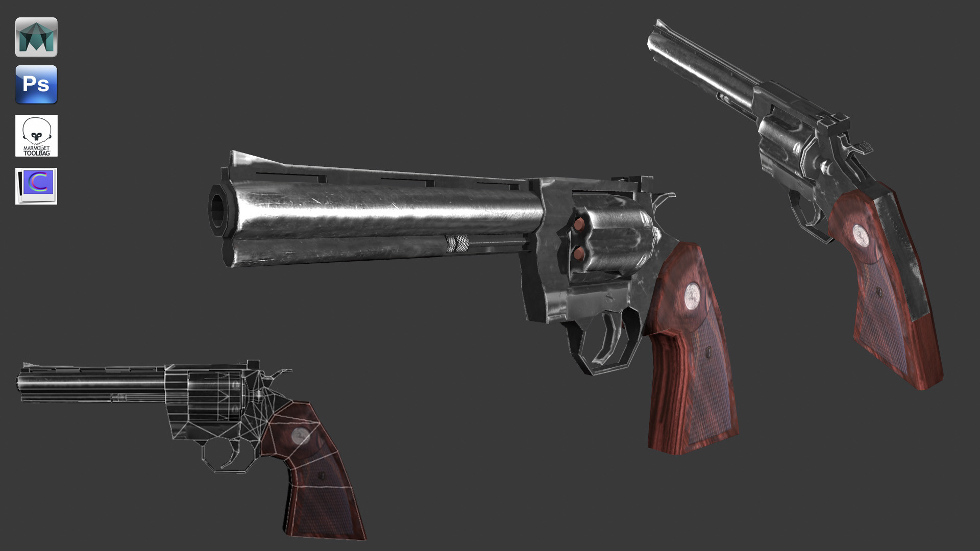 Alexei Melnichenko - Low - Poly Colt Python