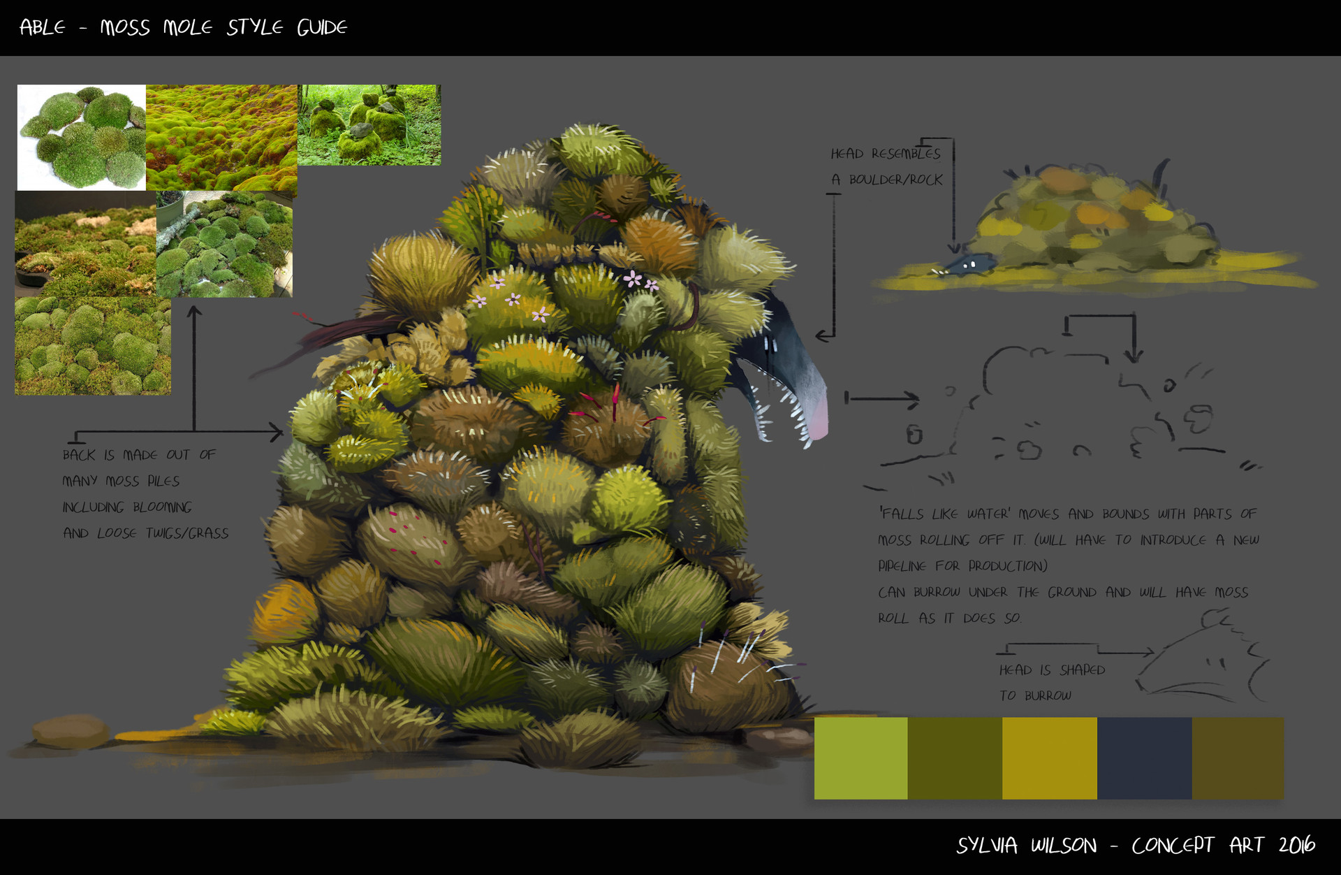 ArtStation - Moss monster