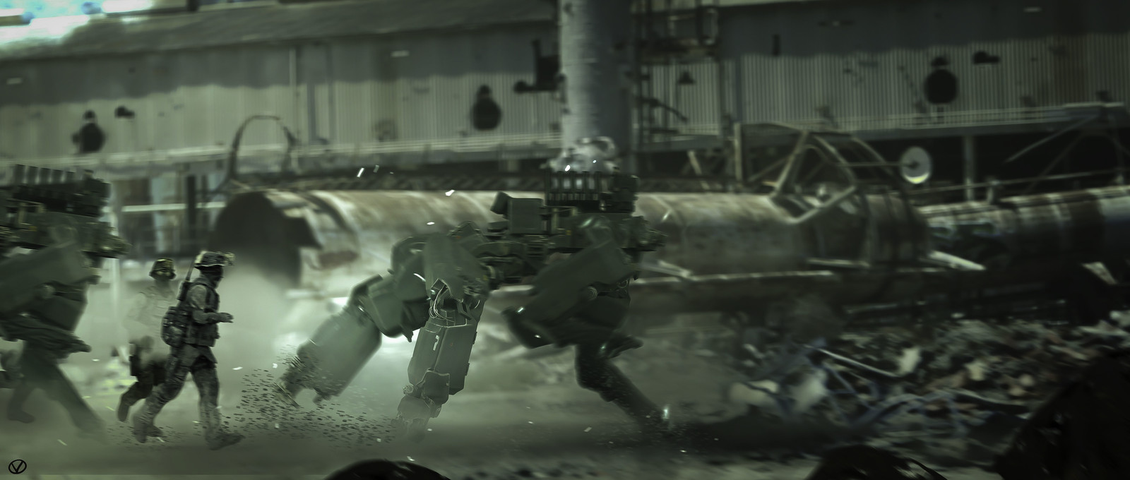 Vyle Art - Spectral Netflix Movie concept art