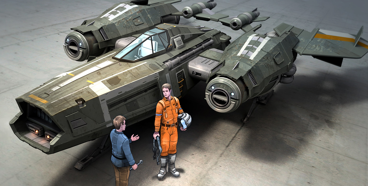 ArtStation - Snub Fighter