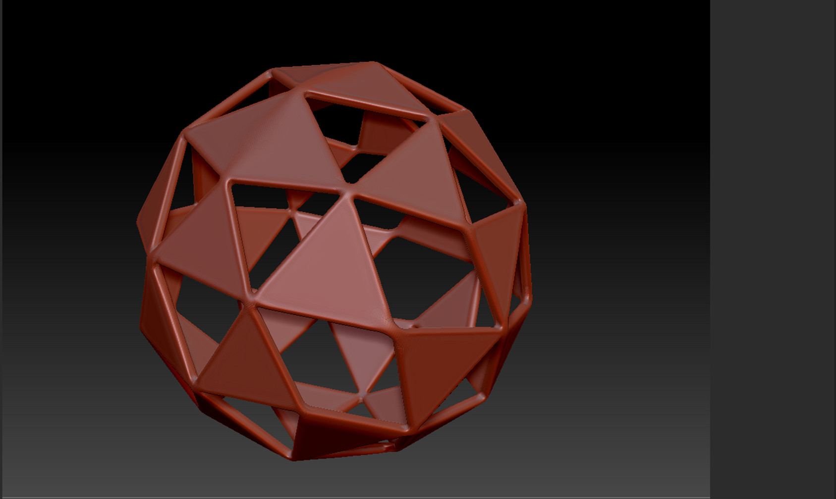 Hans Hübener - Sphere of Triangles - ART Sculpture