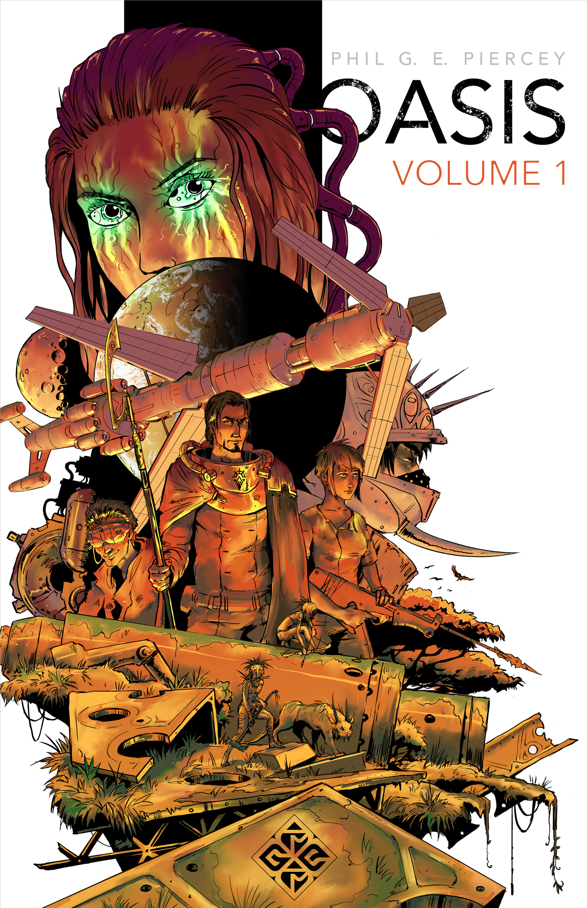 ArtStation - OASIS graphic novel cover