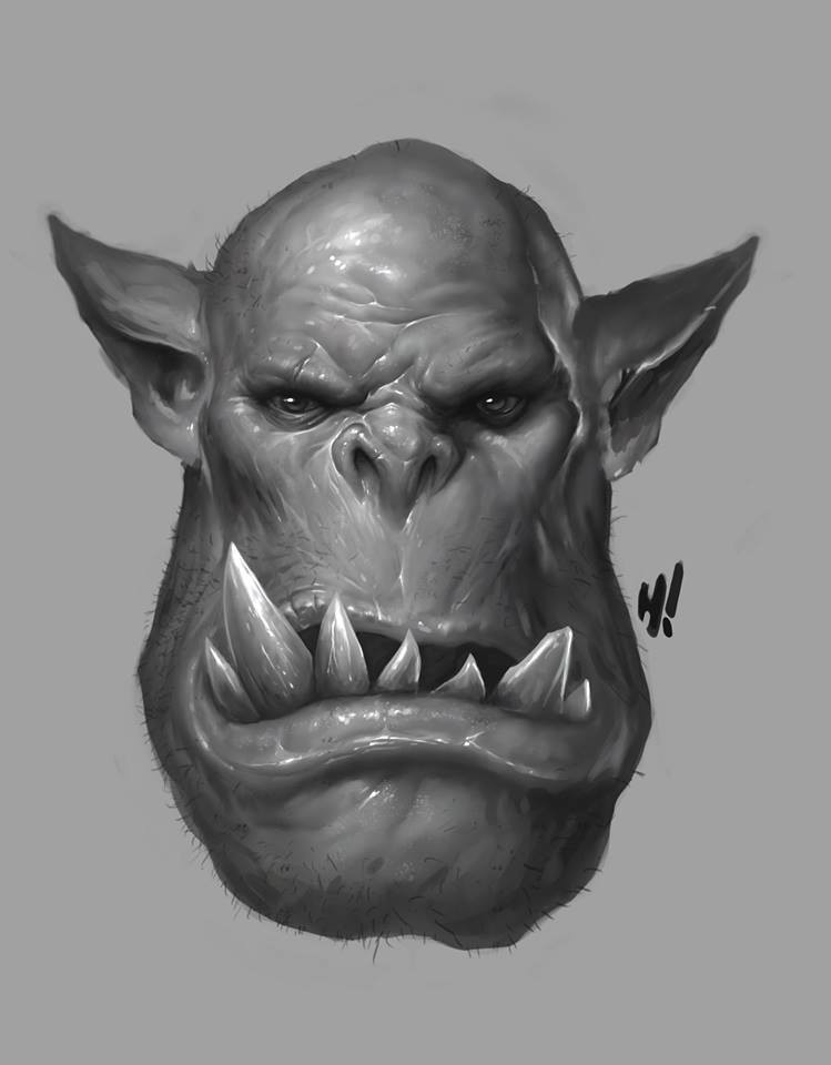 ArtStation - orc head