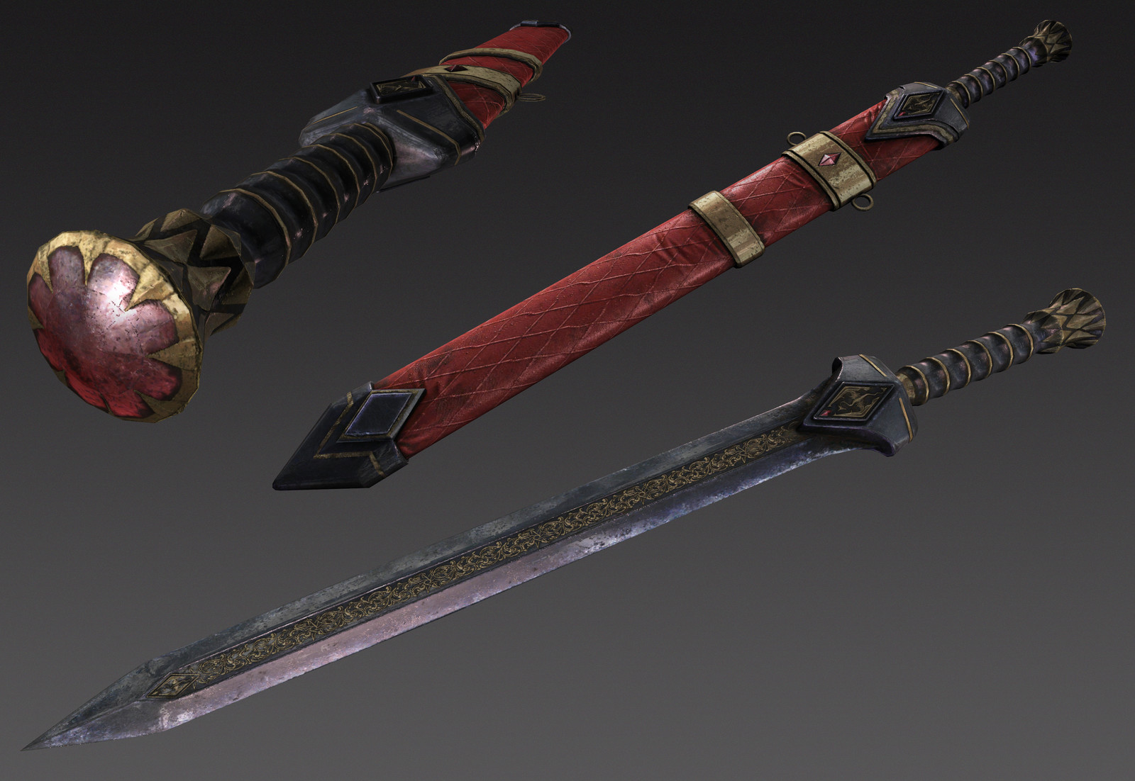 Aaron (Aeryn) J Davies - Skywind Weapons and Armour