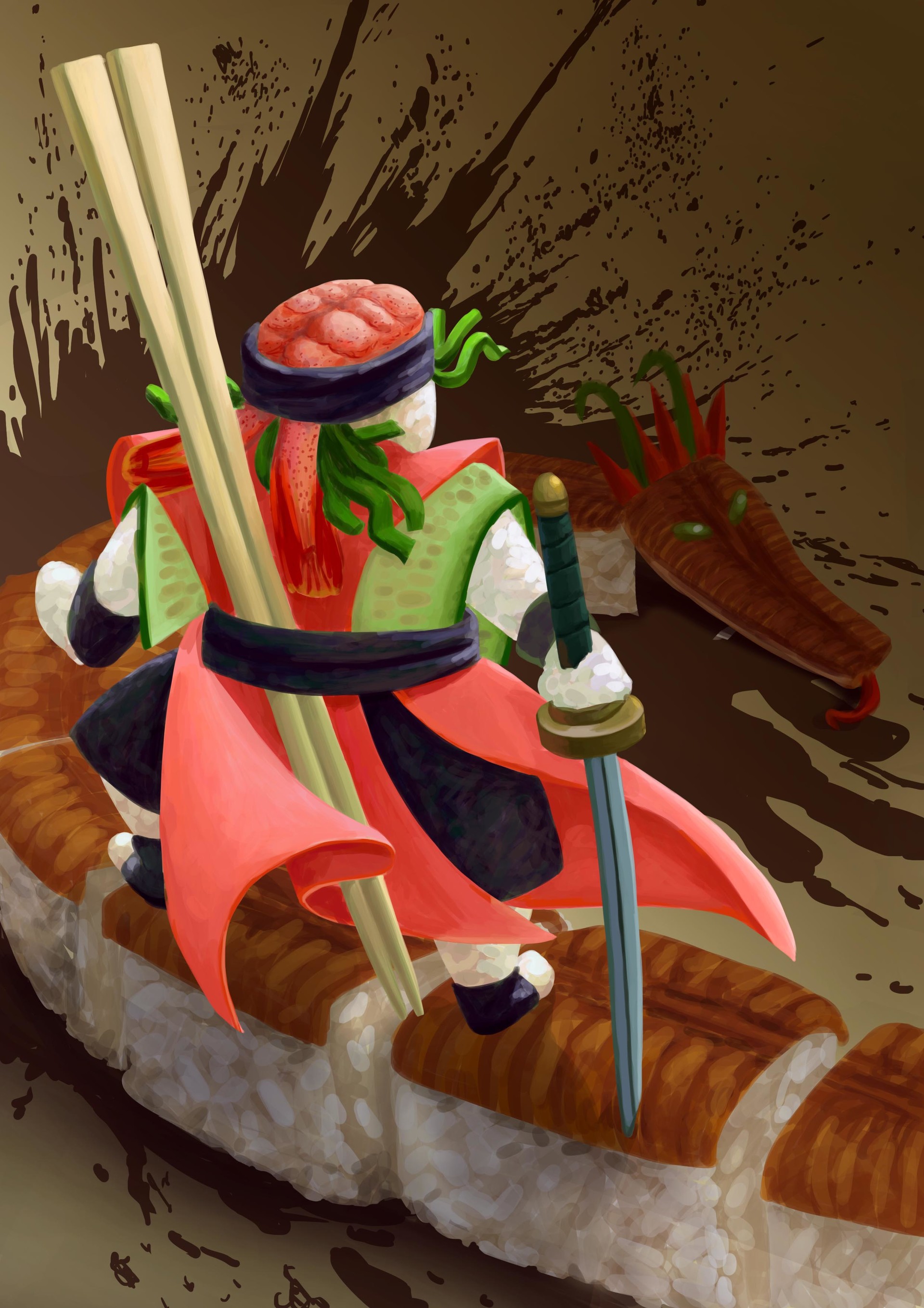 ArtStation - rice warrior