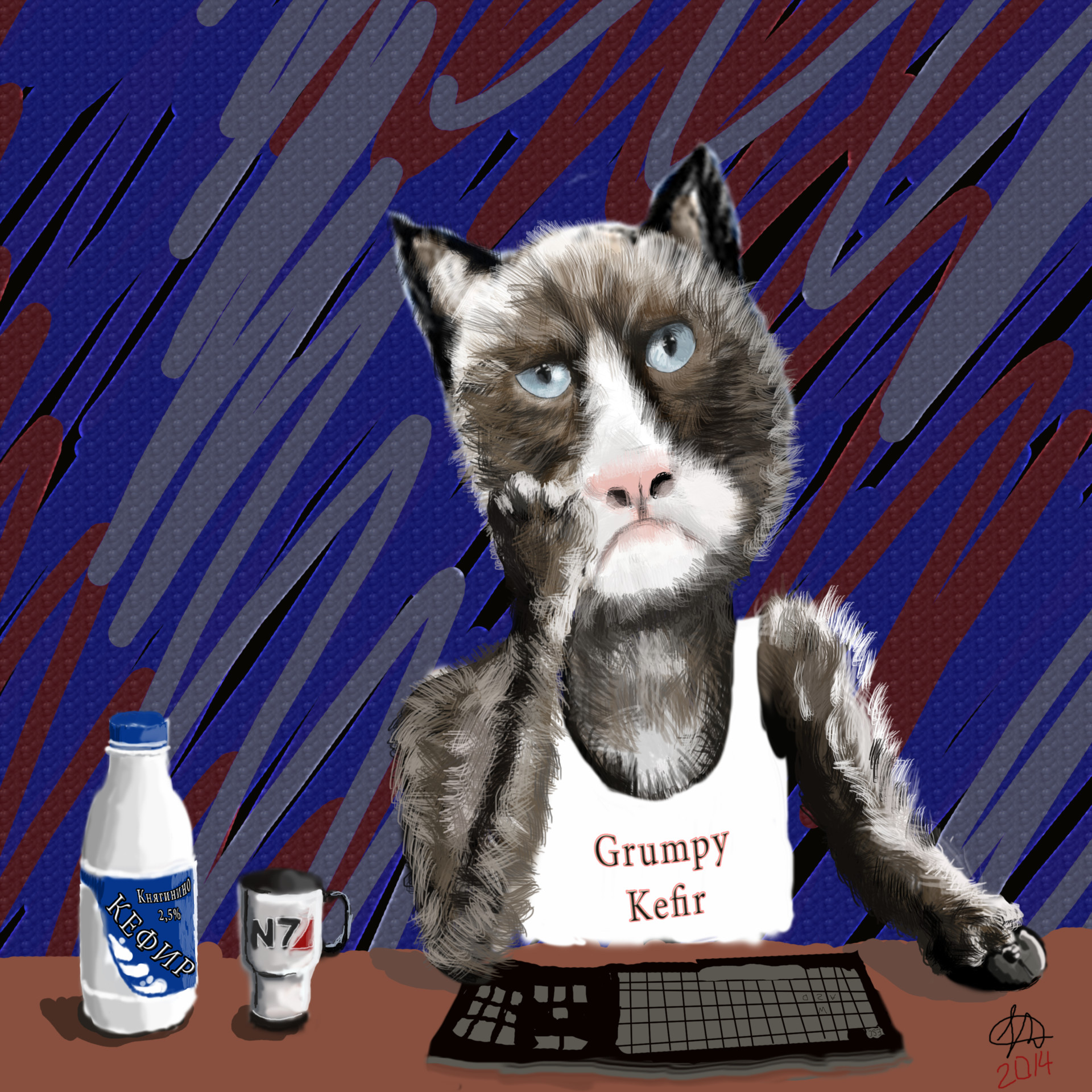 ArtStation - Grumpy Cat