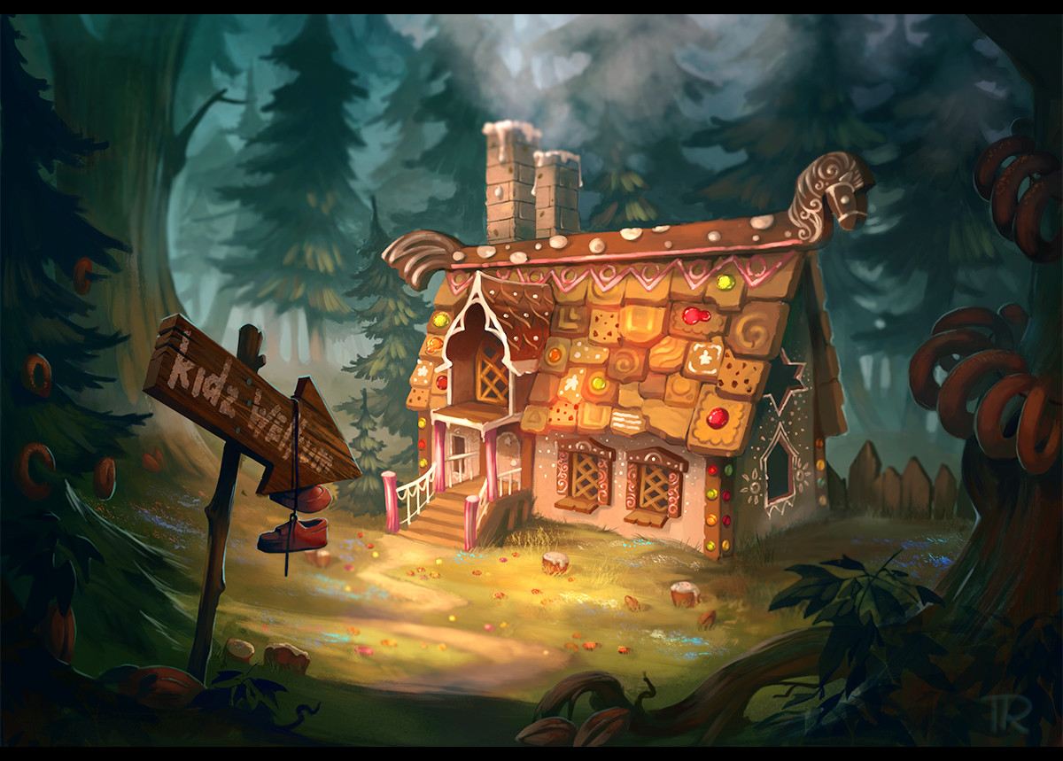 ArtStation - Gingerbread House