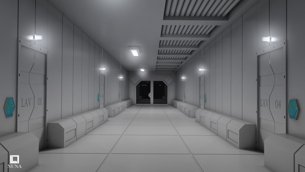 ArtStation - sci-fi Corridor