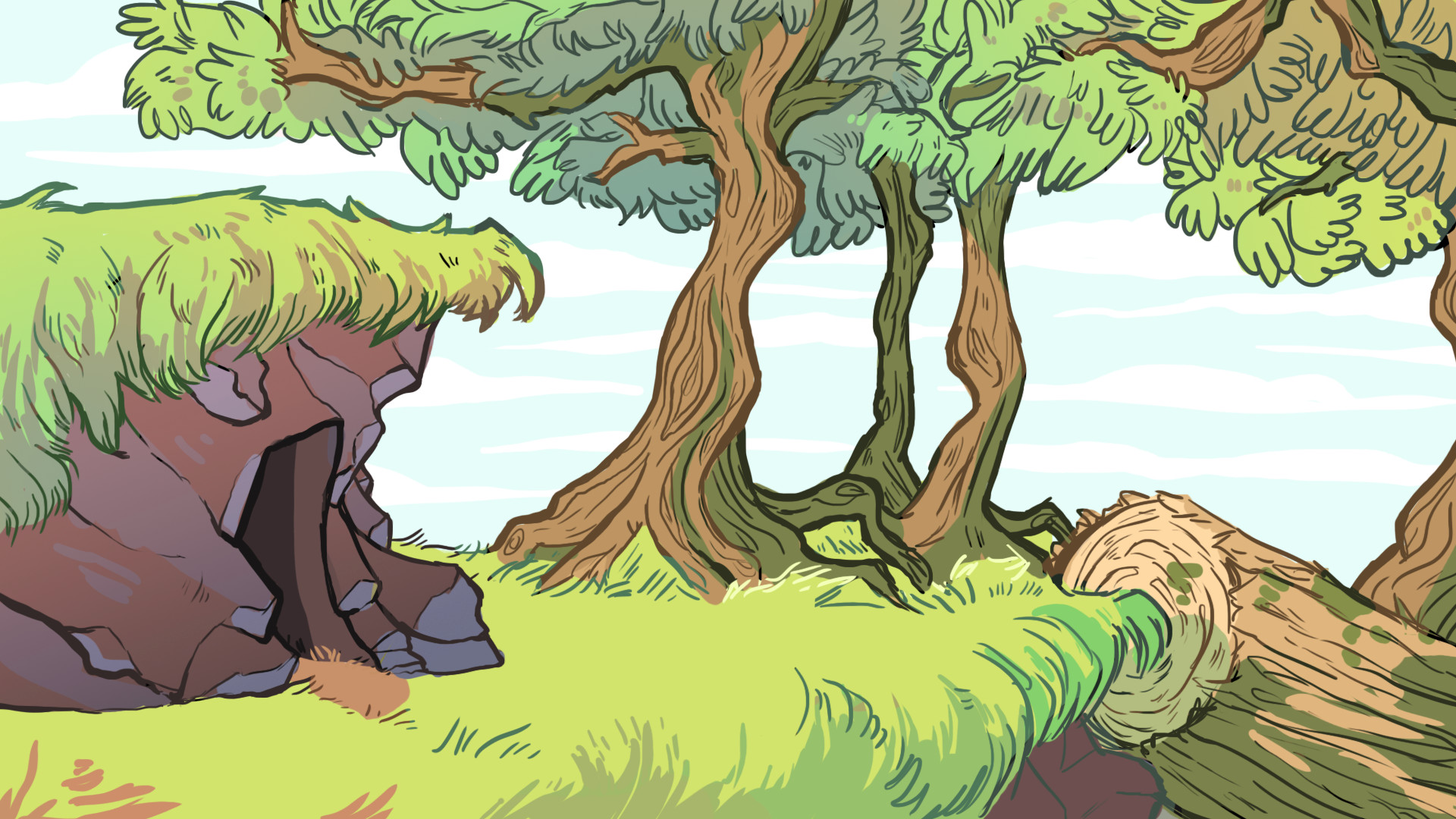 ArtStation - Ball bounce layout