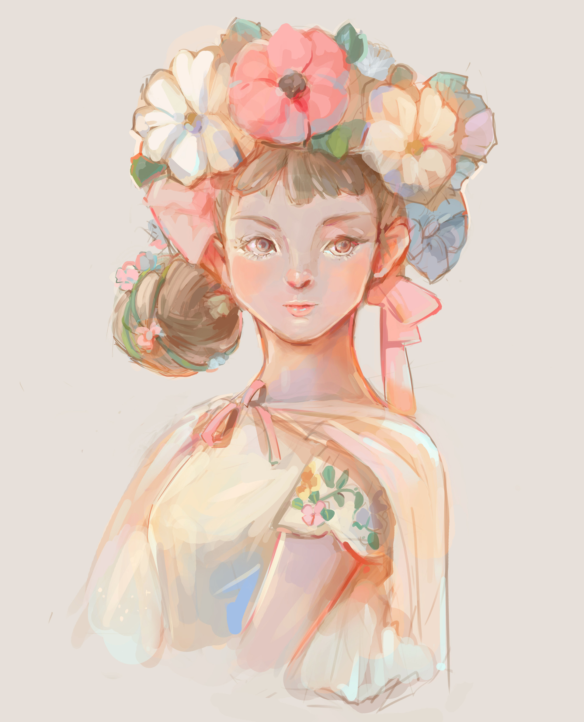 ArtStation - 花女