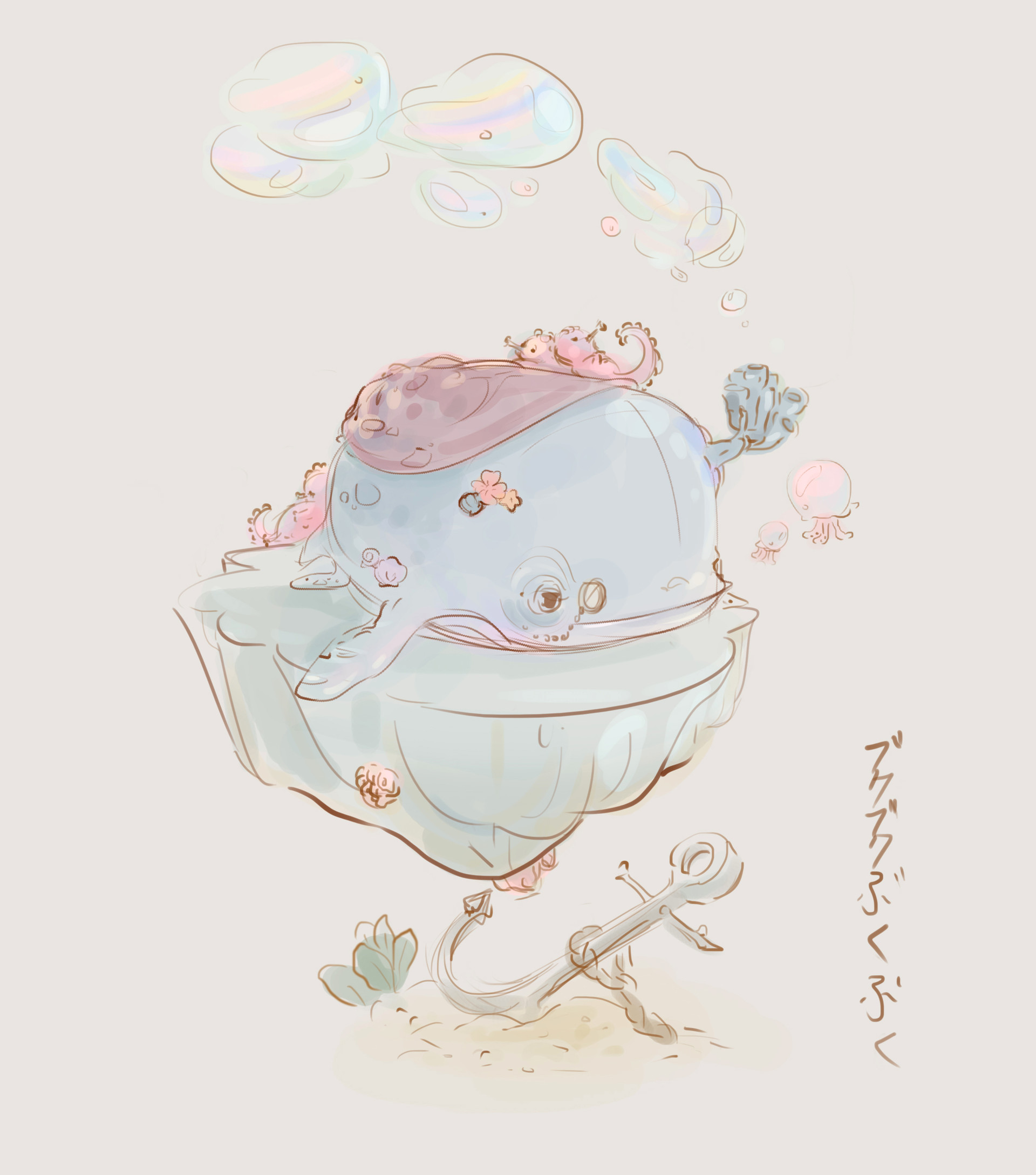 ArtStation - こぽこぽ molamola fish