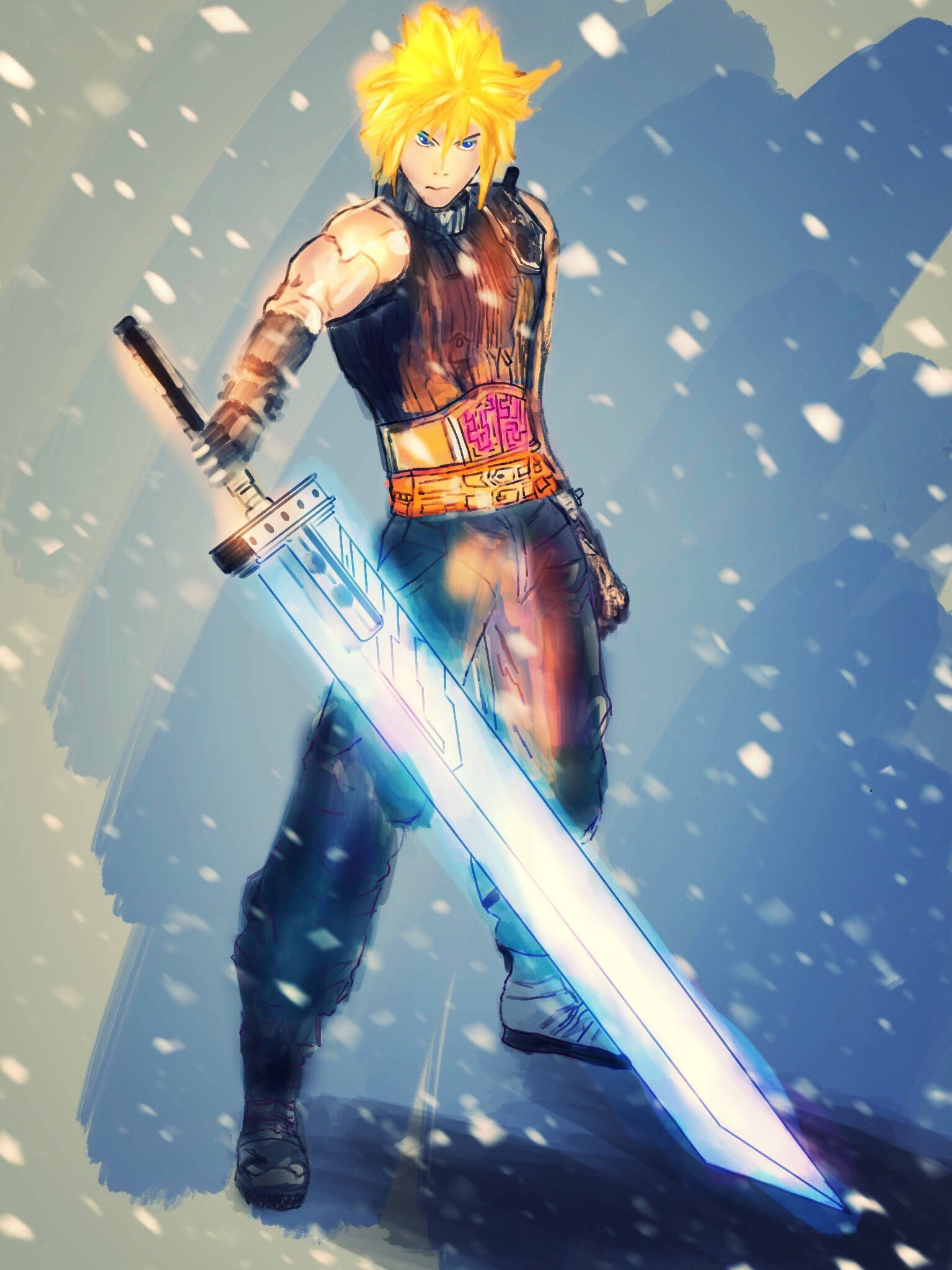 ArtStation - Cloud Strife Fan Art