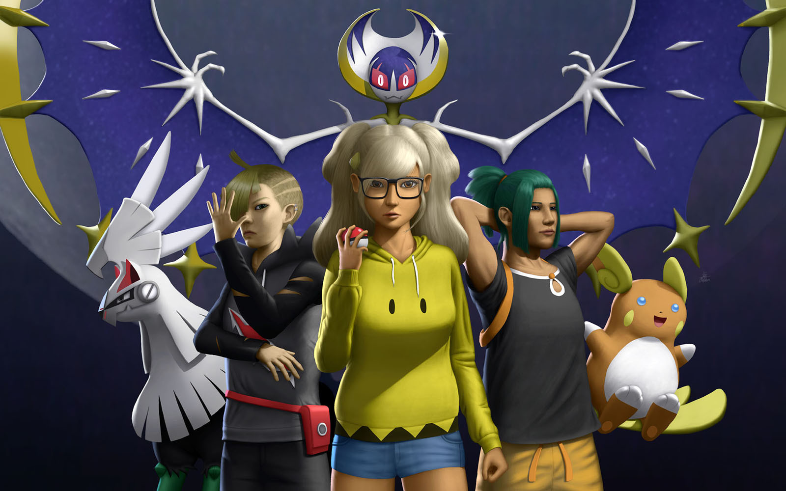 ArtStation - Pokemon Moon Fanart