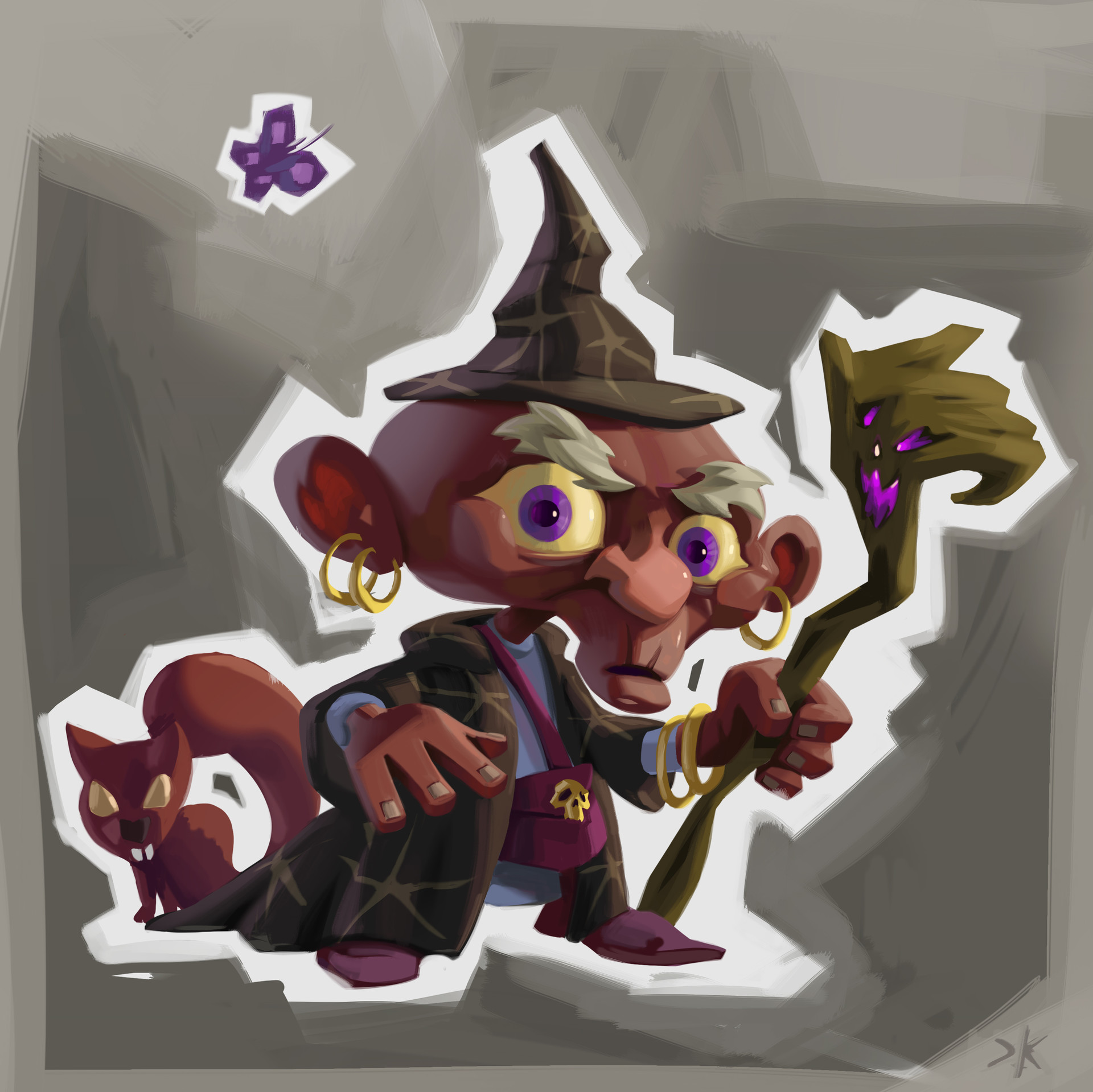 ArtStation - wizard sketch