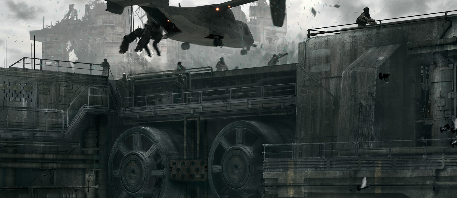 Vyle Art - Spectral Netflix Movie concept art