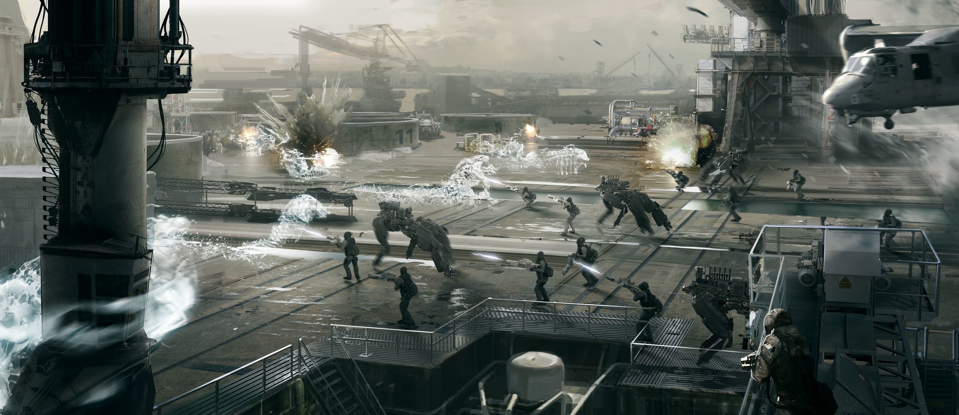 Vyle Art - Spectral Netflix Movie concept art