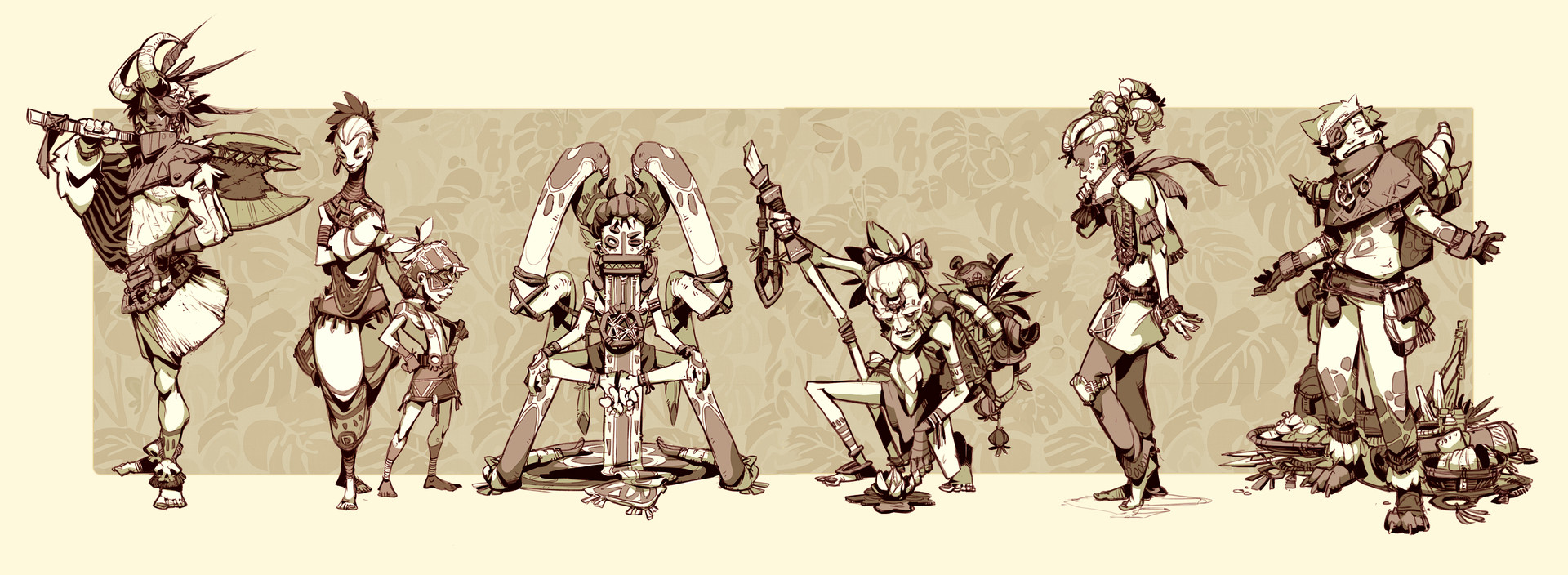 ArtStation - Tribe Characters