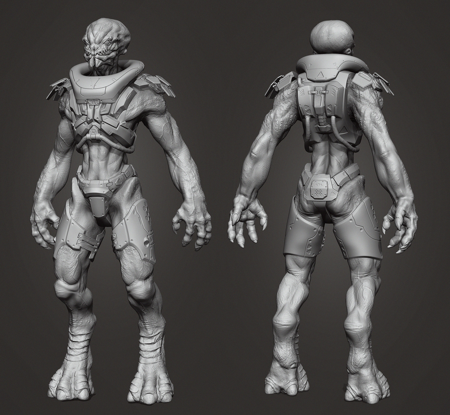 ArtStation - Alien Highpoly model