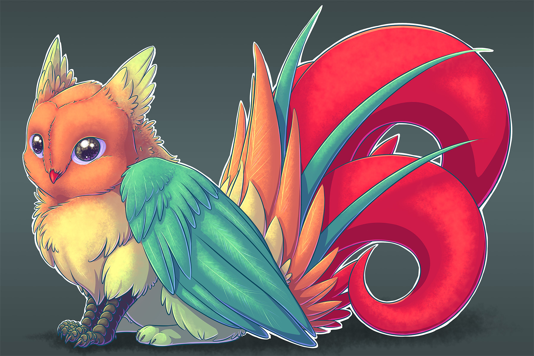 how to draw owl griffin