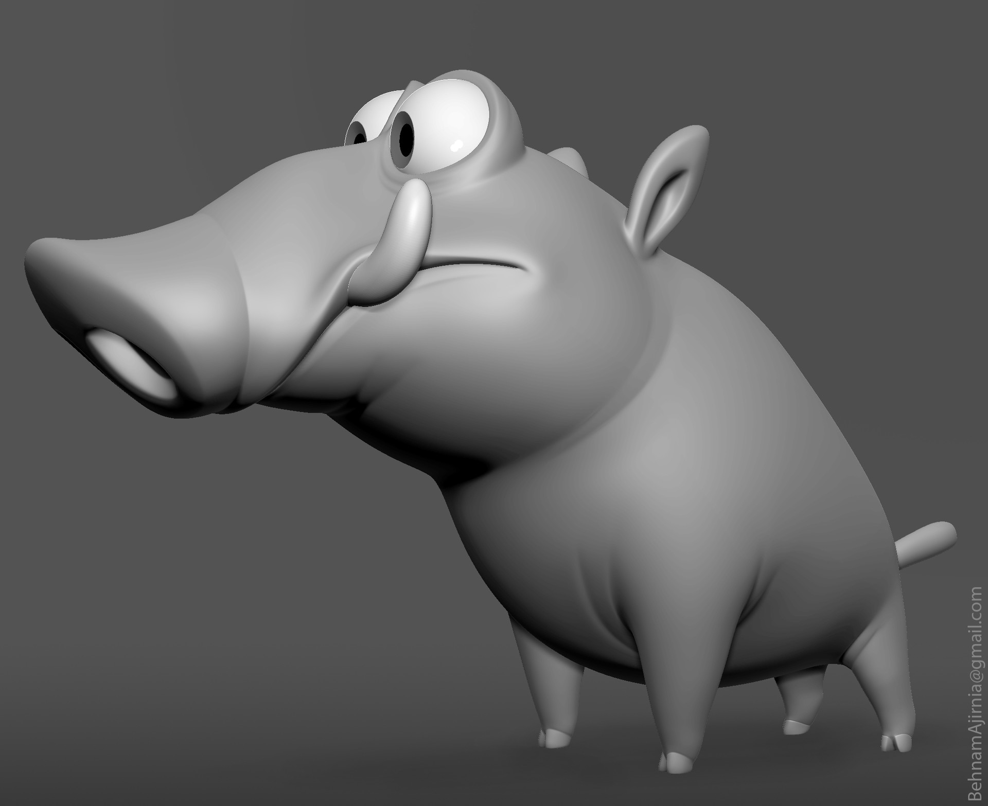 ArtStation - Hog_Wireframe