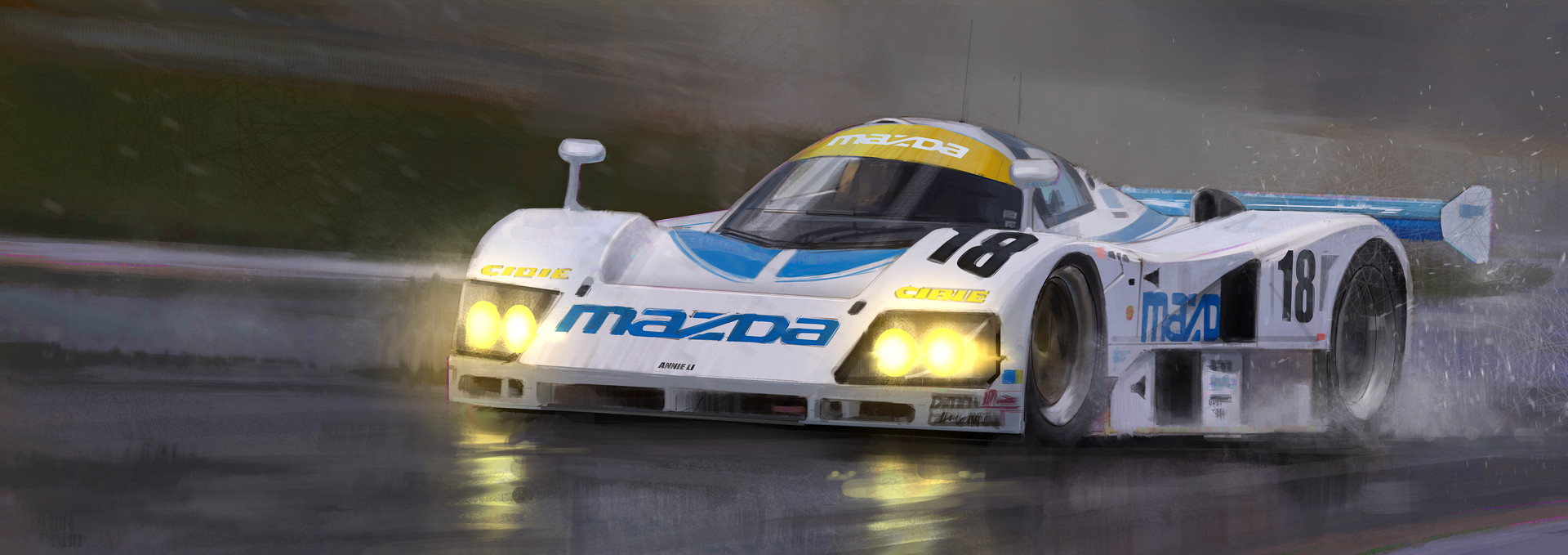 ArtStation - mazda 787B , Jon Kuo