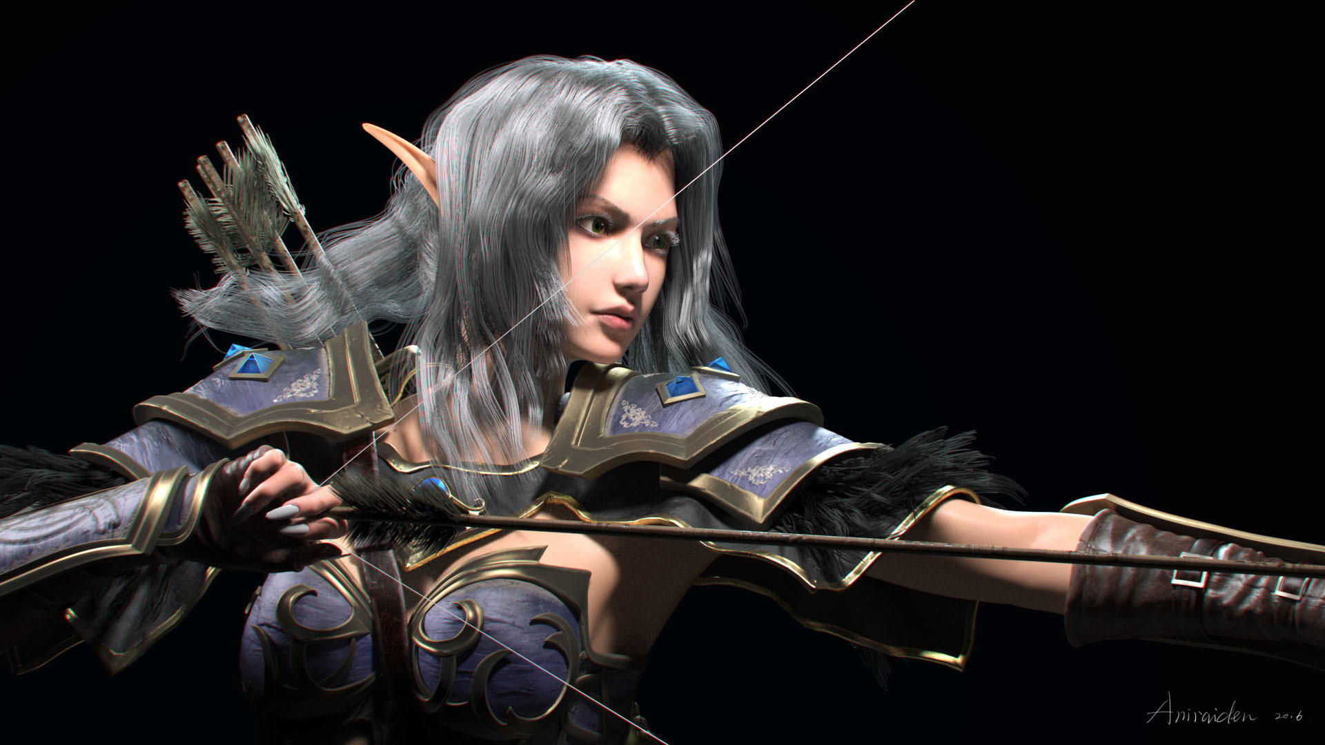 ArtStation - Elf Archer