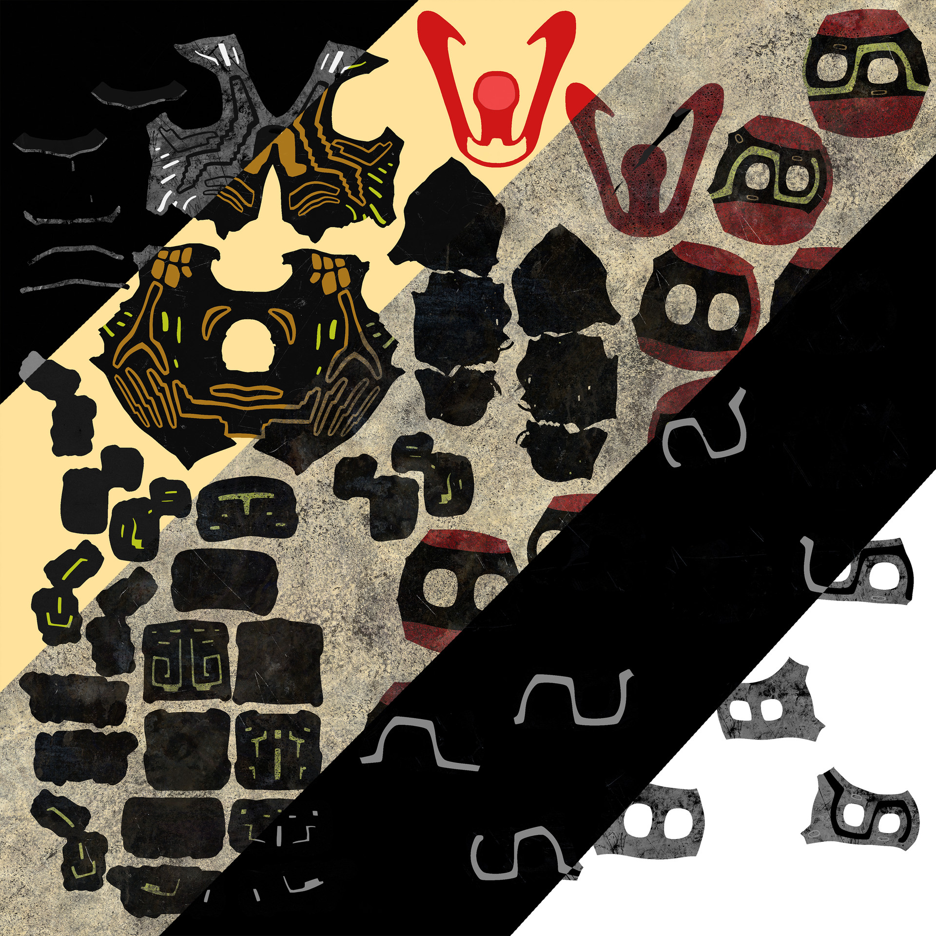 Austin Mraz - Sci-fi Samurai Masks