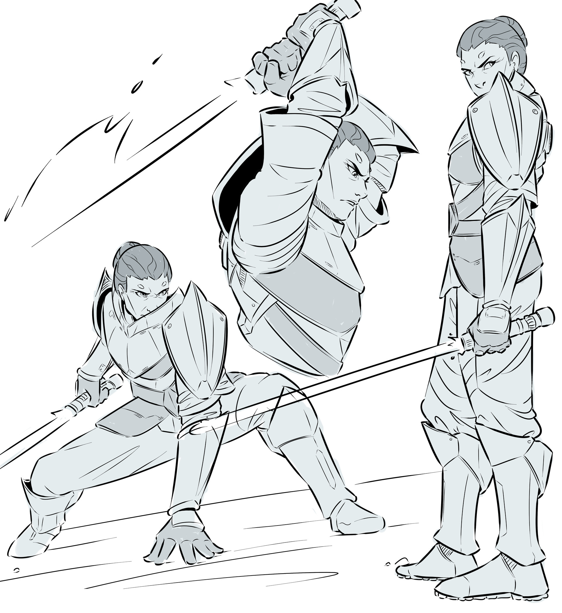 ArtStation - Senya sketches