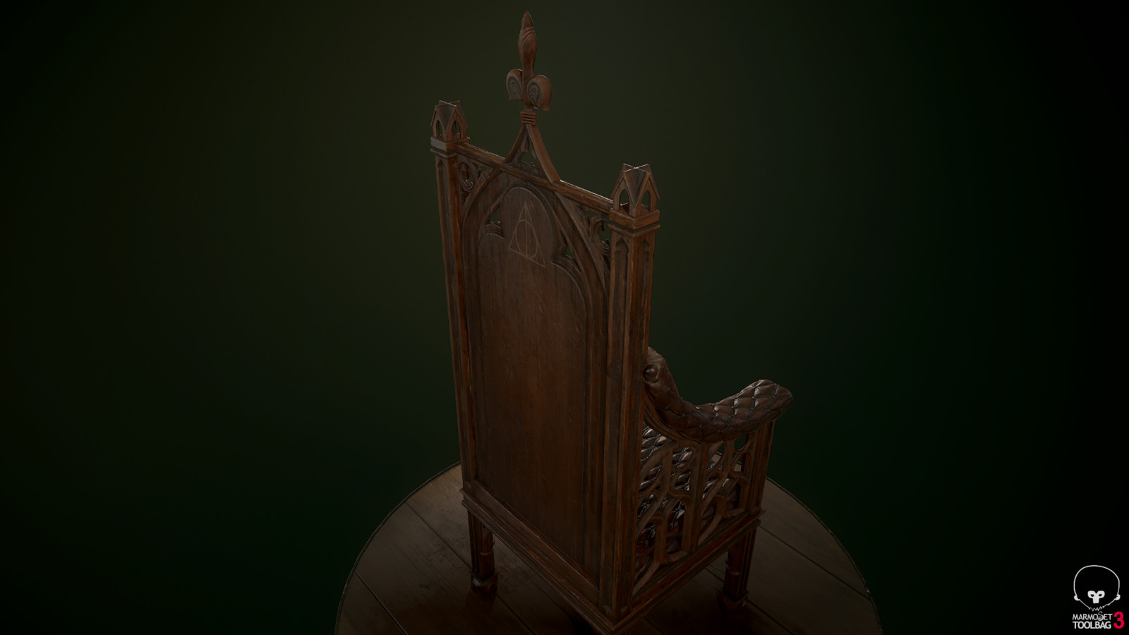 The art of Ognyan Zahariev - Dumbledore's chair (wip)
