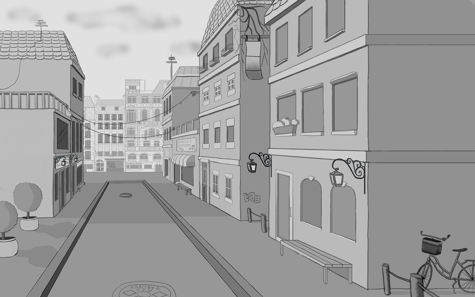 Lea France - 1-Point Perspective