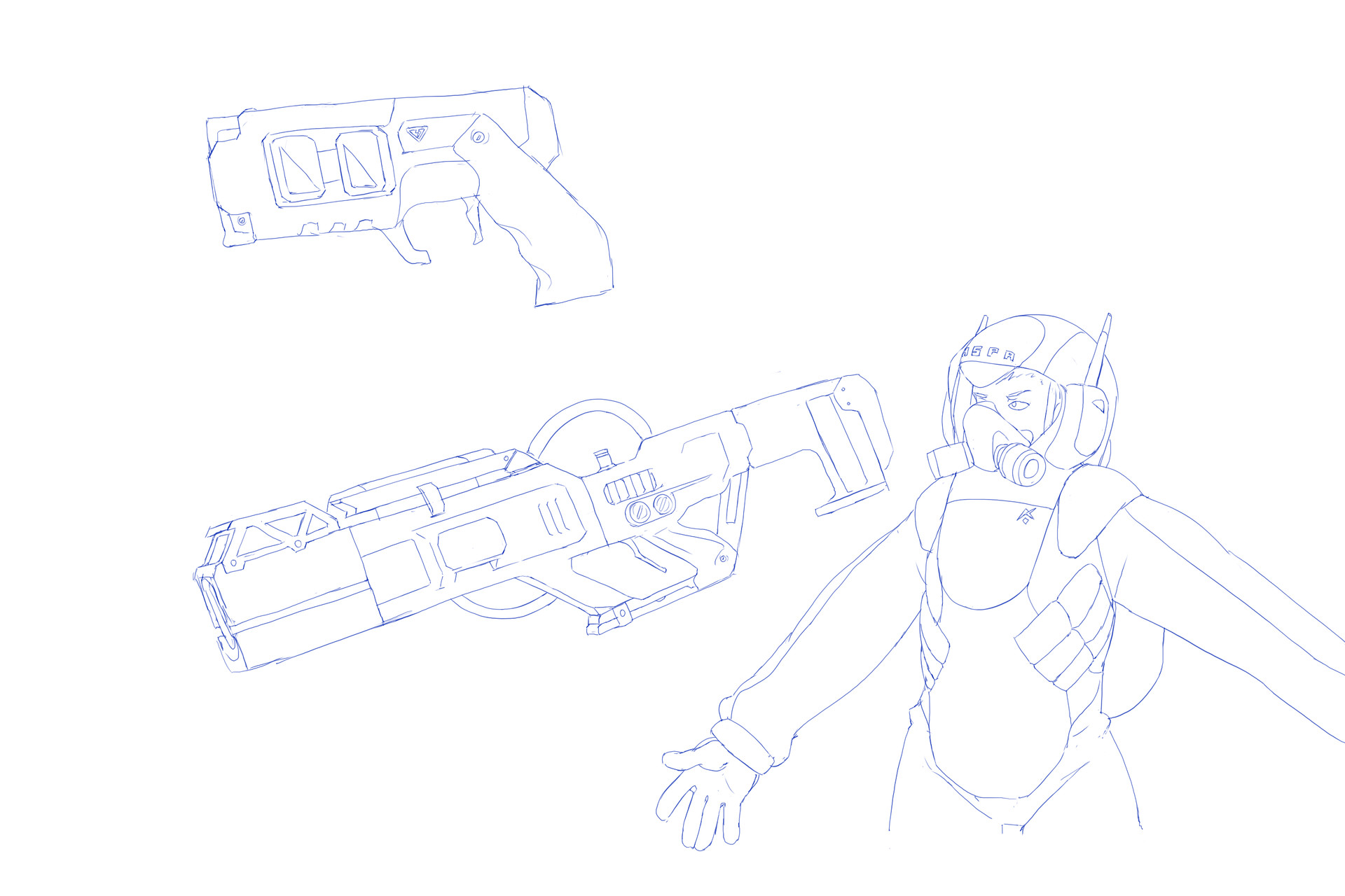 ArtStation - CS-001 "Bug Zapper" and Loadout