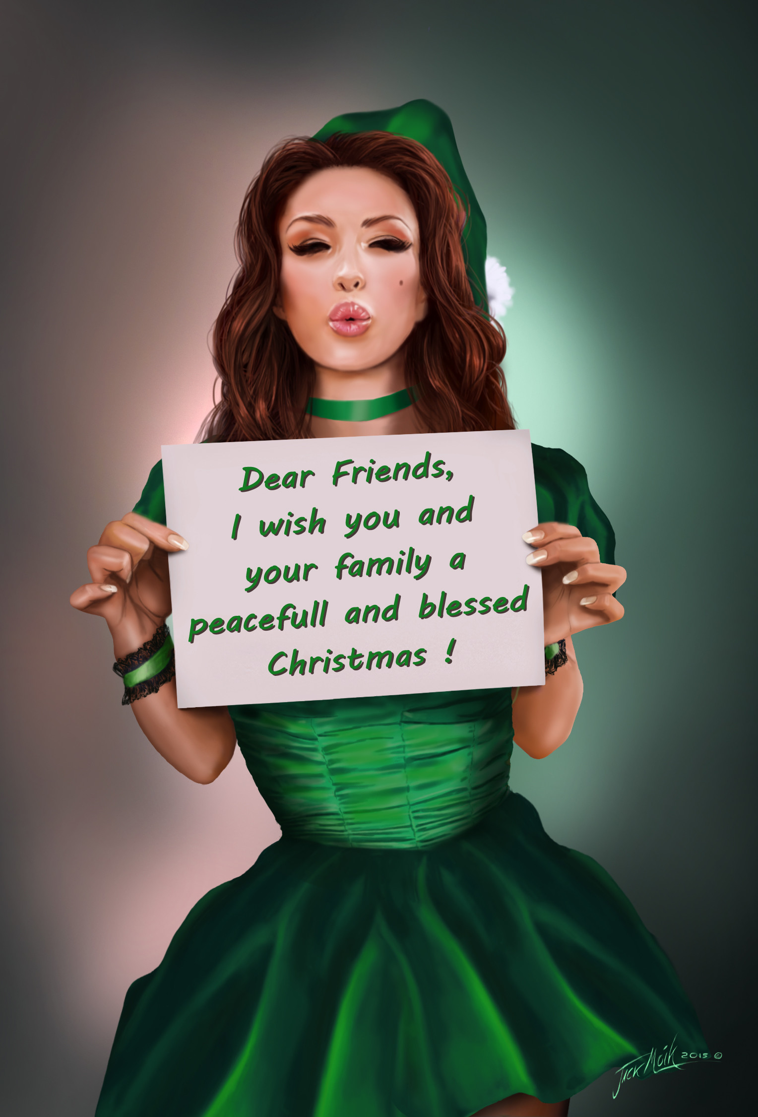 ArtStation - Santa Girl