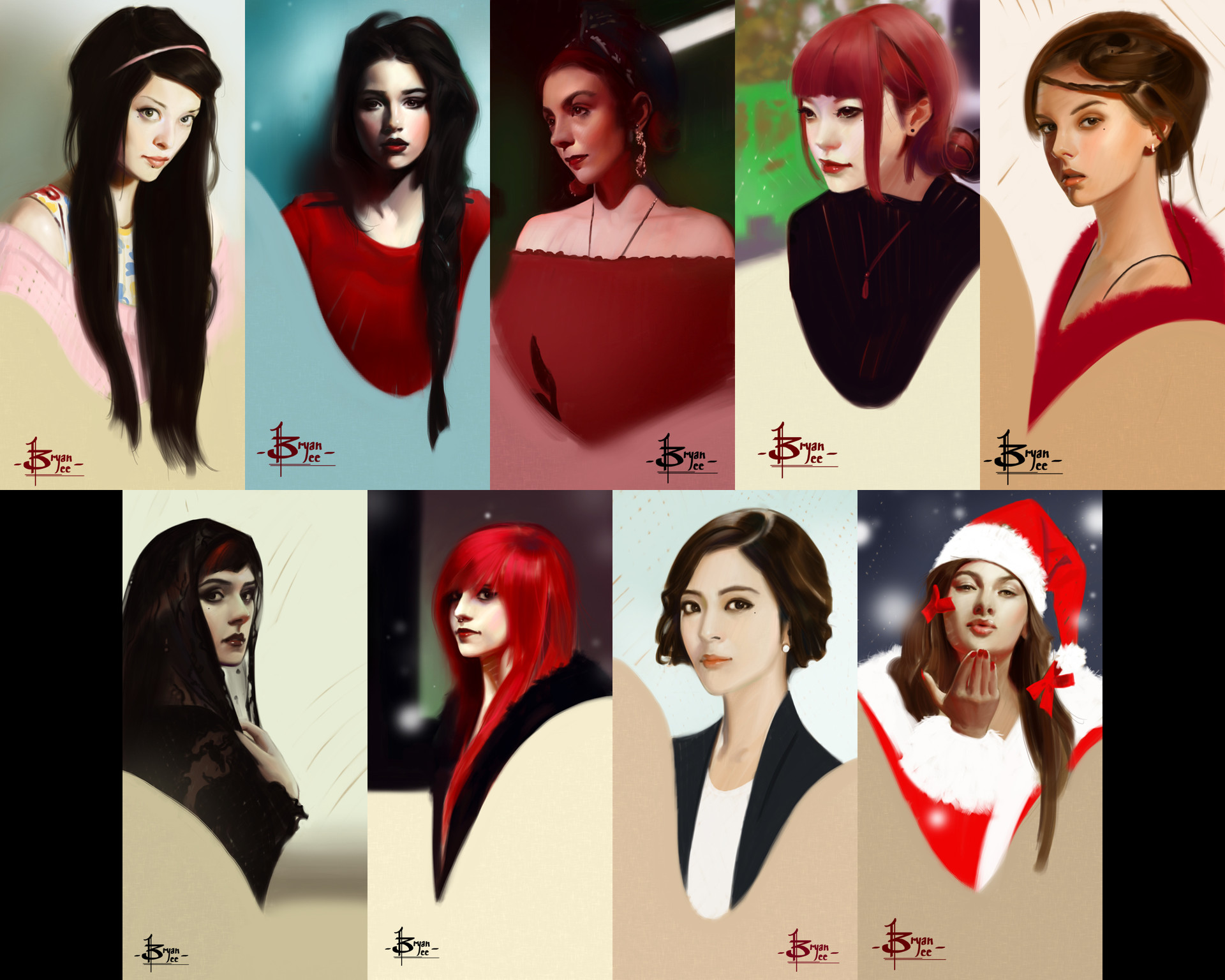 ArtStation - Daily Timed Head Sketches