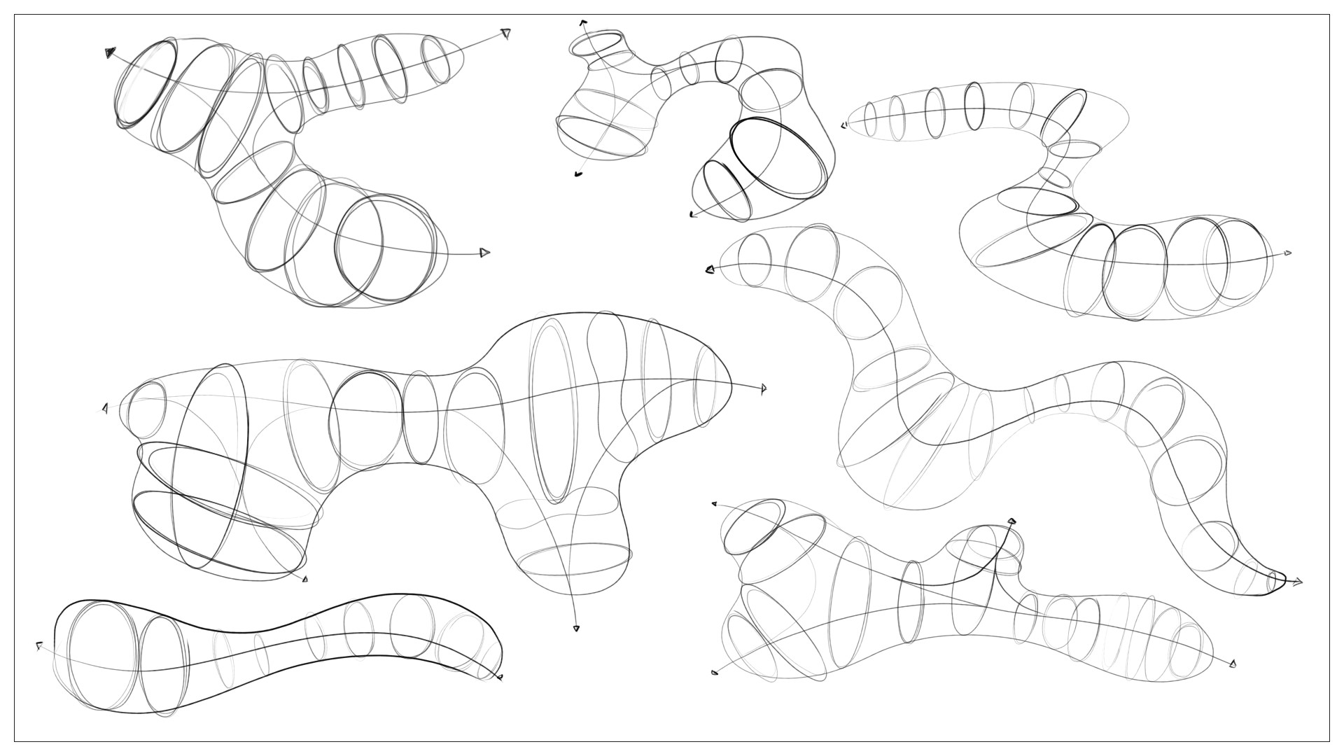 CrashHermit - Organic Forms With Contour Ellipses