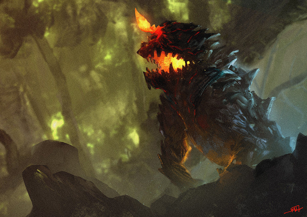 ArtStation - Swamp Lizard