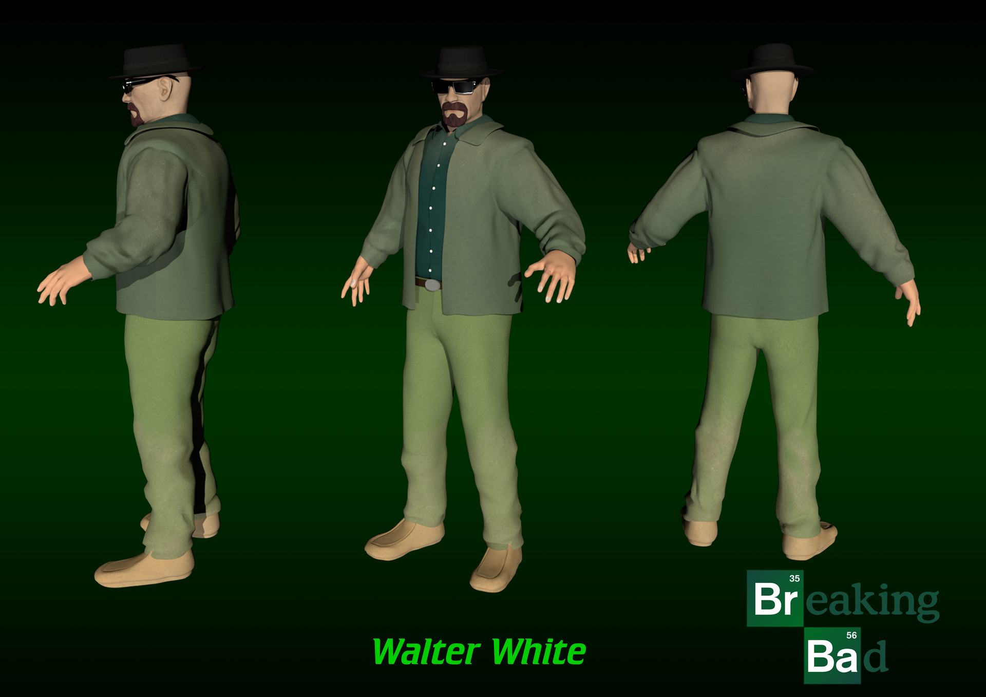 Walter White Heisenberg Full Body