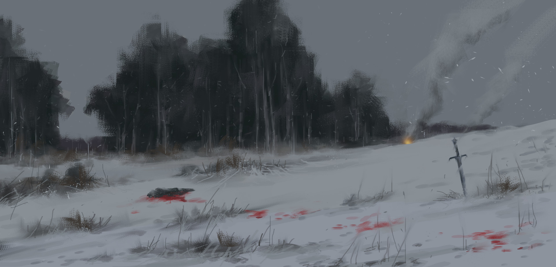 ArtStation - Fallen warrior