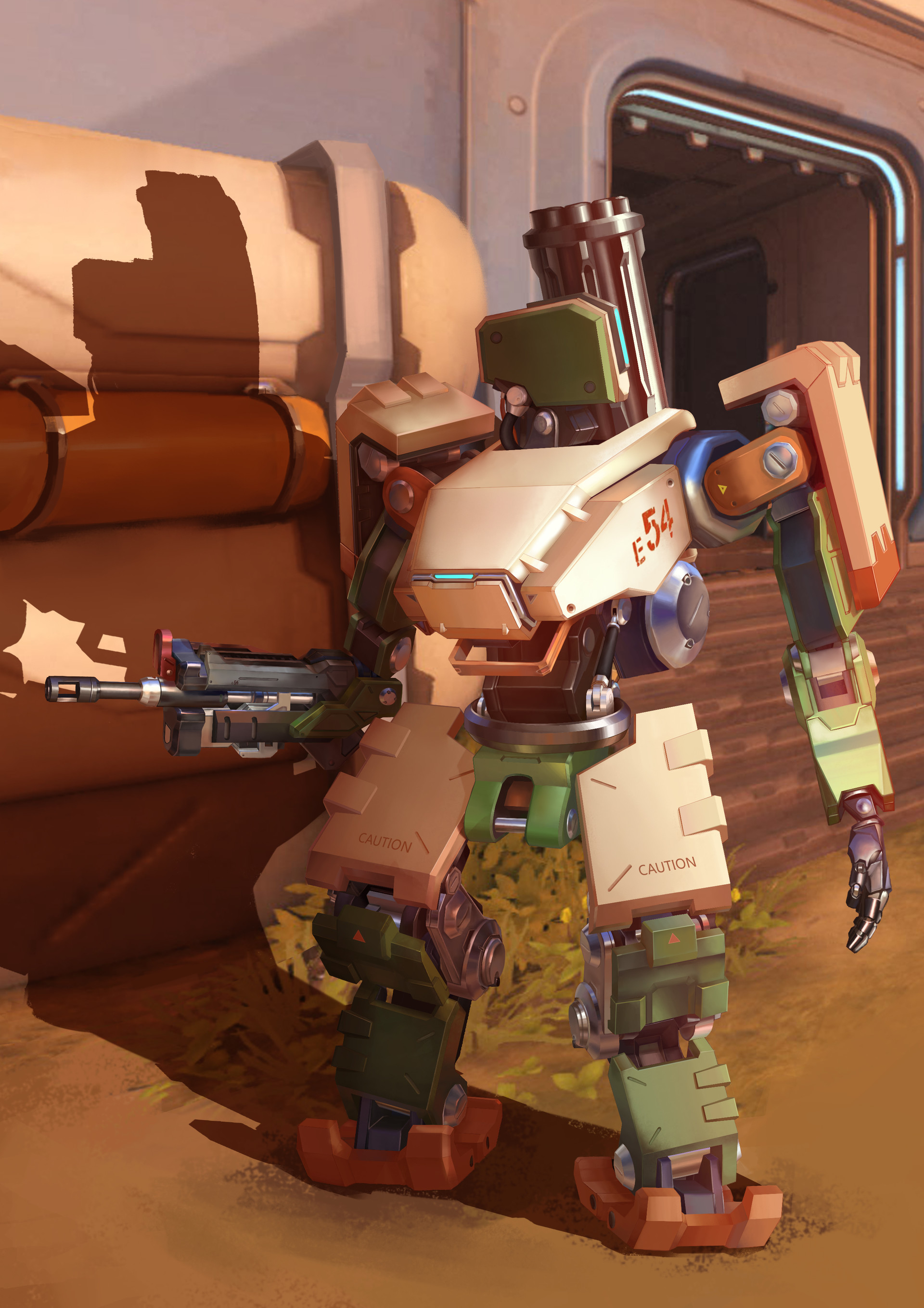 ArtStation - OW BASTION