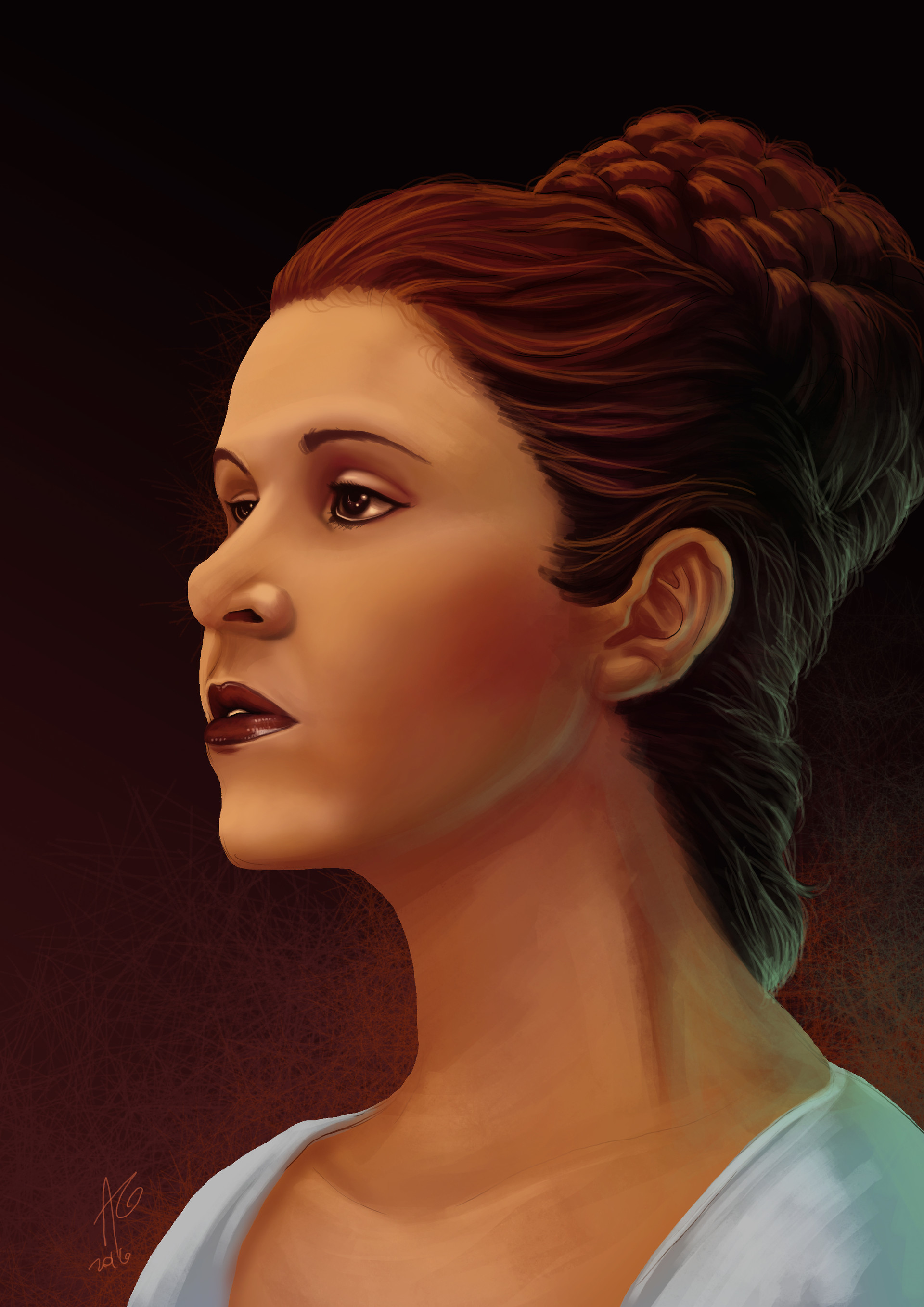 ArtStation - Princess Leia