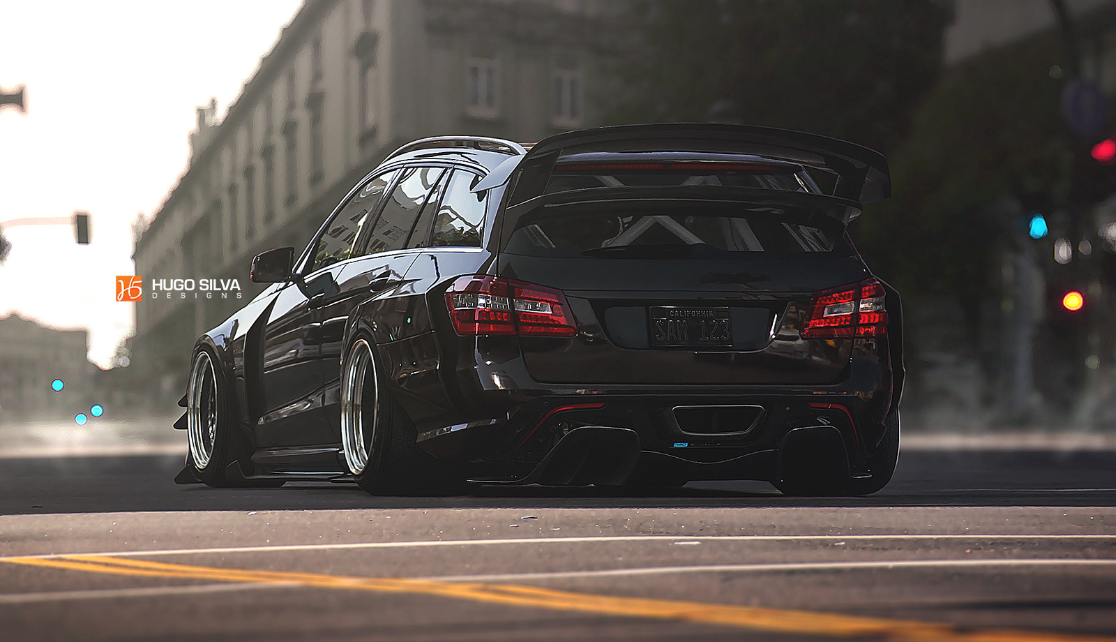 ArtStation - mercedes e63 amg