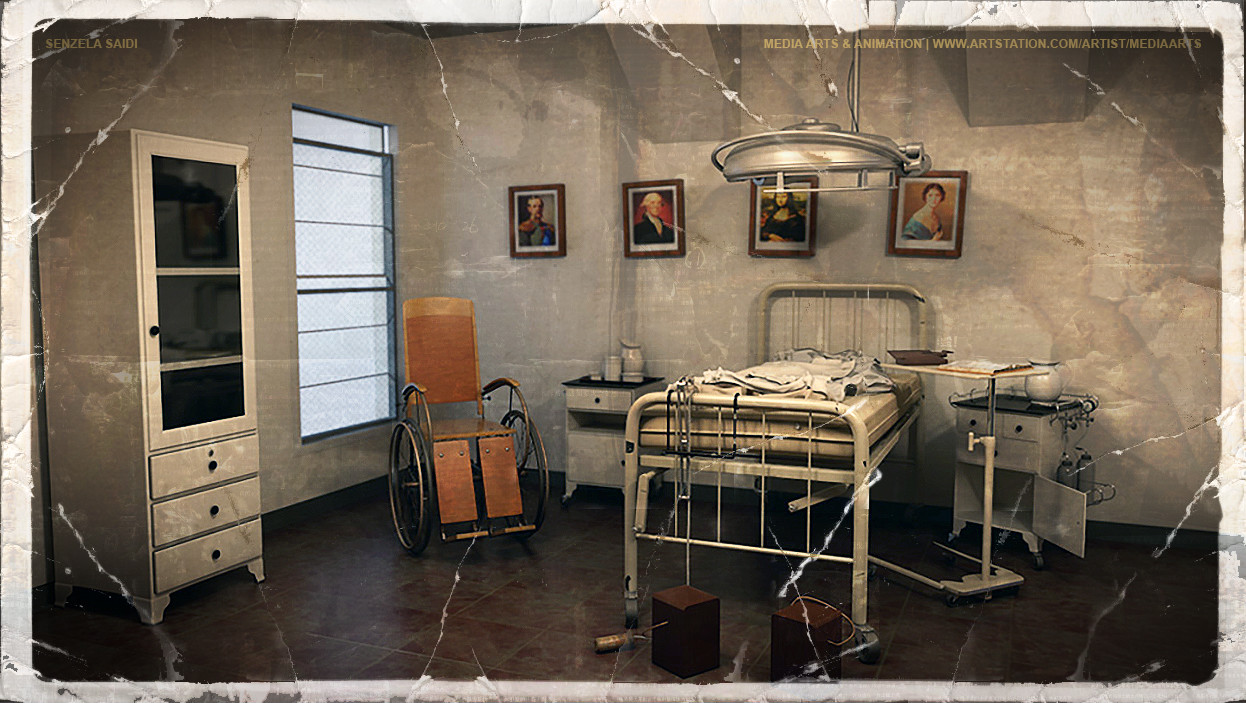 Eudy's Media Arts - Senzela Saidi | Vintage Hospital Room