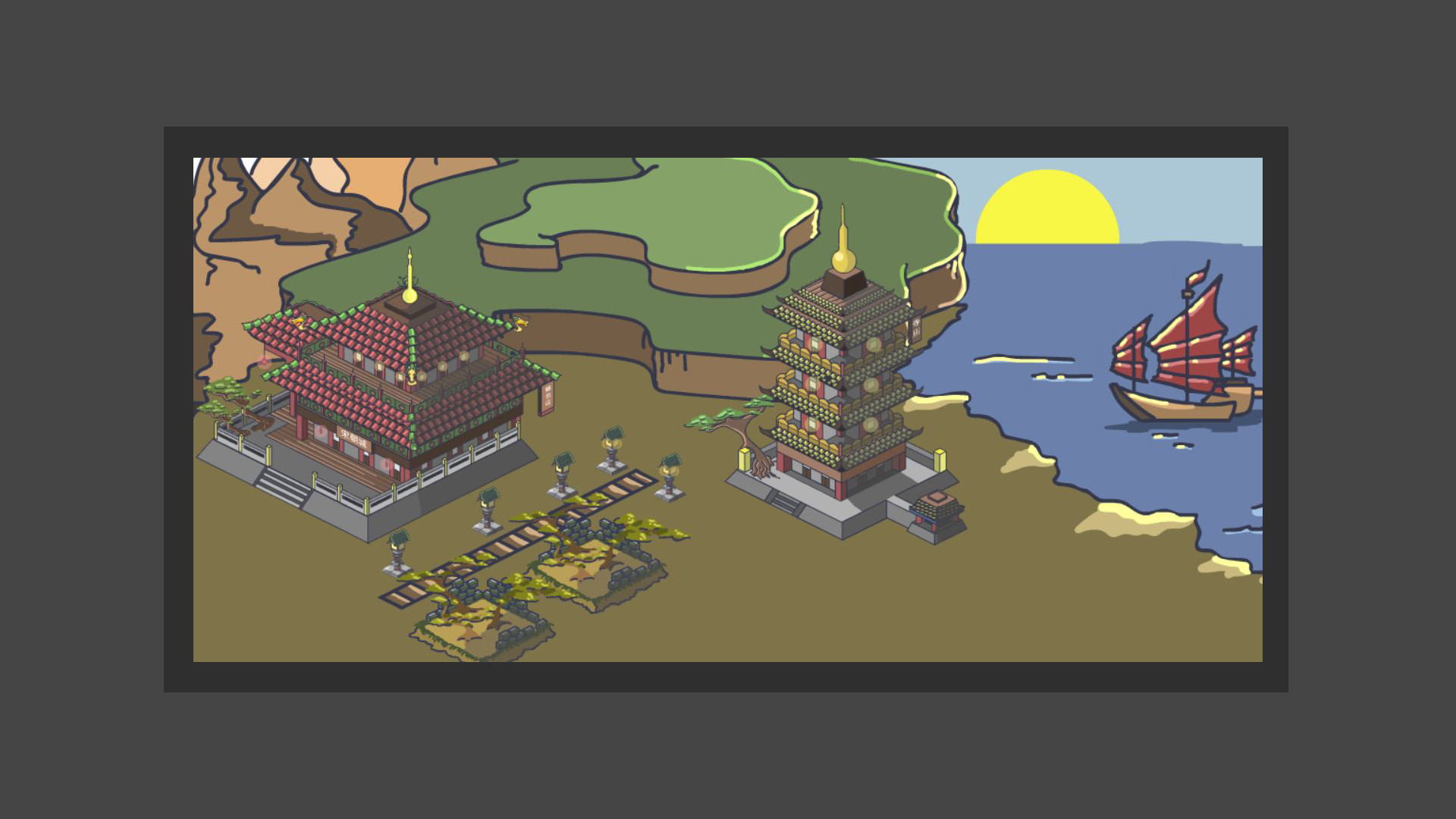 ArtStation - 2D_Evironment_Art_thingy