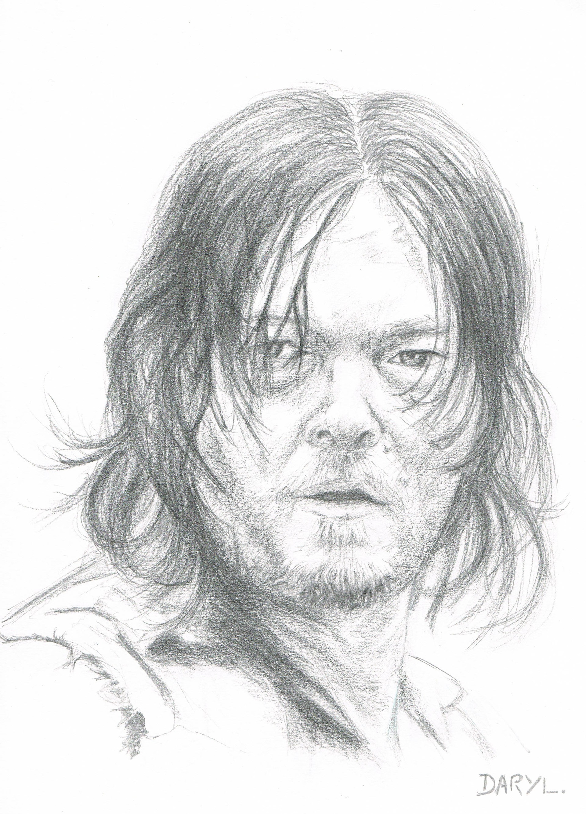 ArtStation - Daryl from Walking Dead